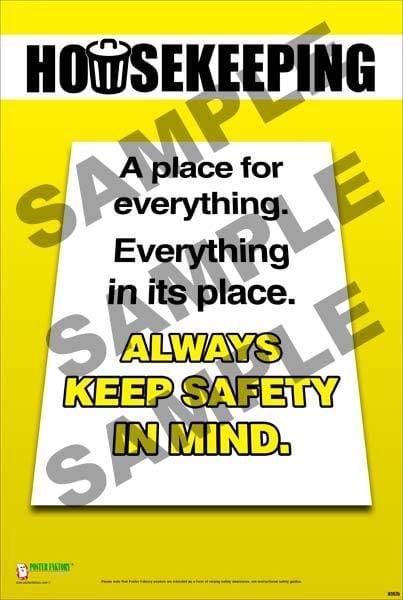 Housekeeping Safety Posters