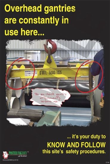 Cranes & Lifting Safety Posters